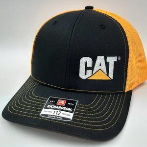 Richardson | Accessories | Richardson 12 Trucker Cap Hat Mesh Black Cat ...
